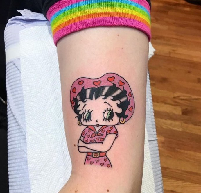 Betty Boop Tattoos